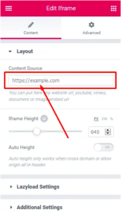 How to add Elementor iframe in Website?